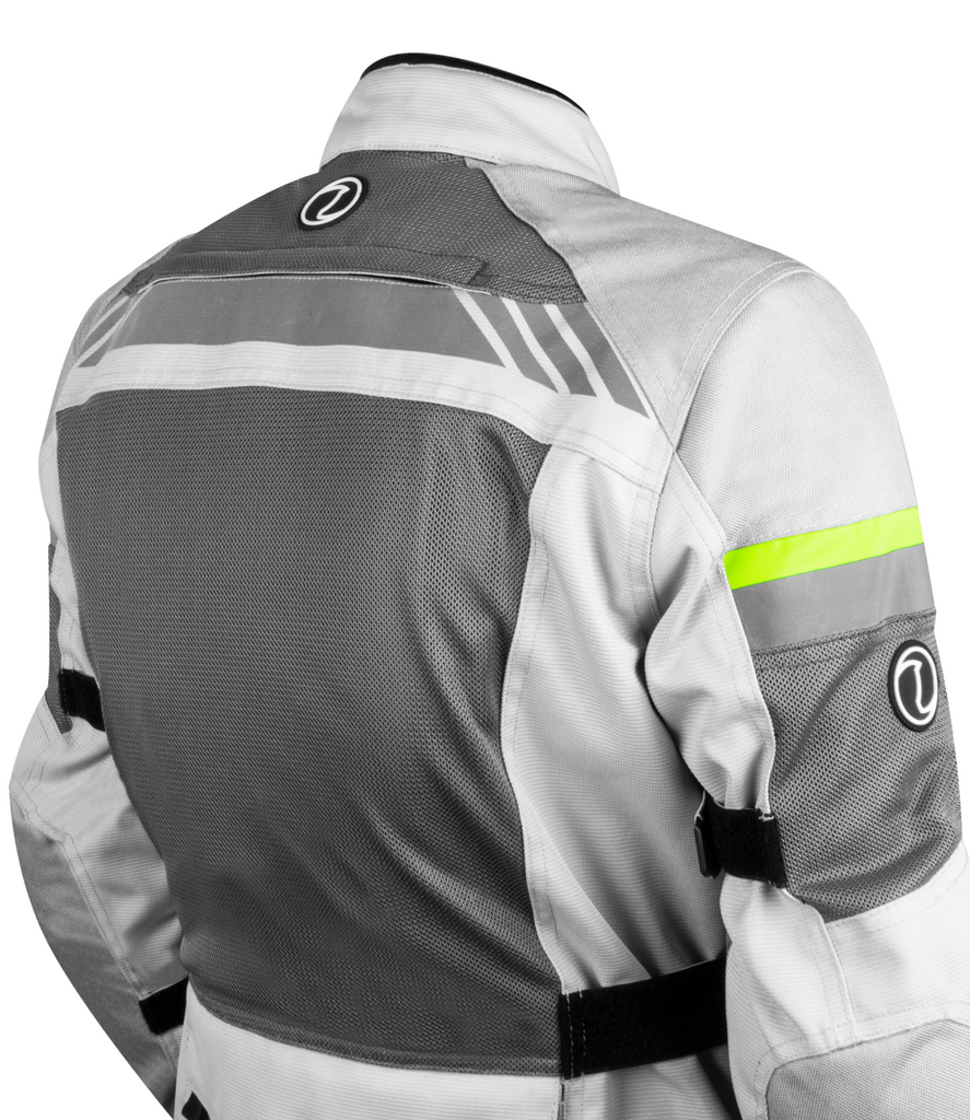 Rynox Stealth Air Pro Riding Jacket (Light Grey)– Moto Central
