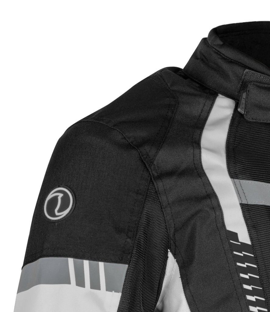 Rynox Tornado Pro 4 Riding Jacket Black White– Moto Central