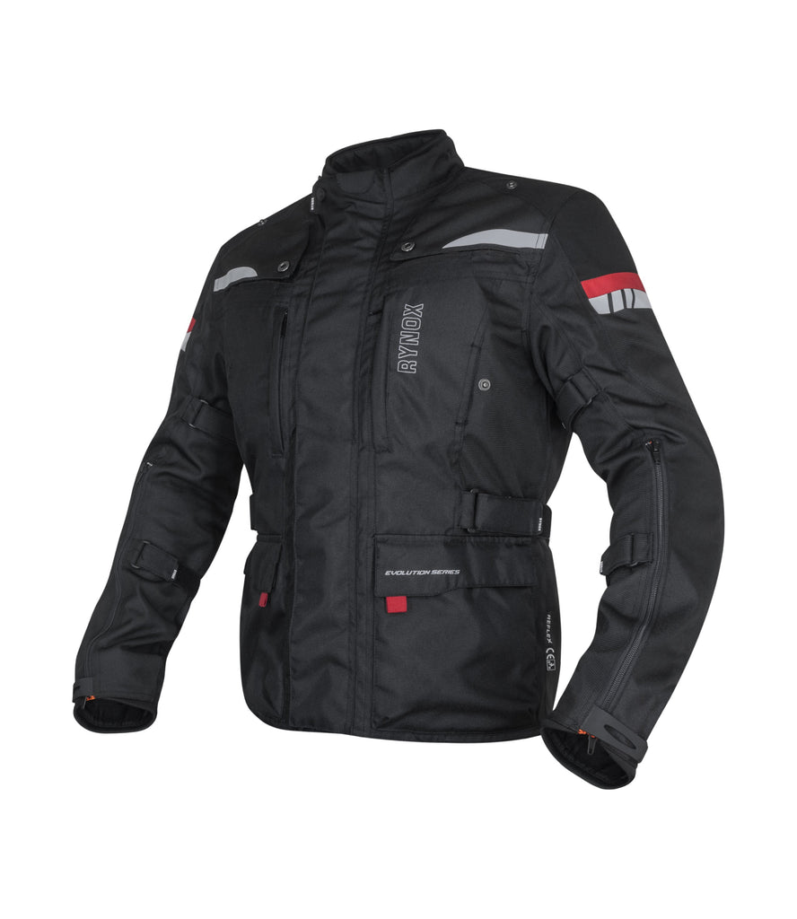 Rynox Stealth Evo v3 Riding Jacket Black– Moto Central