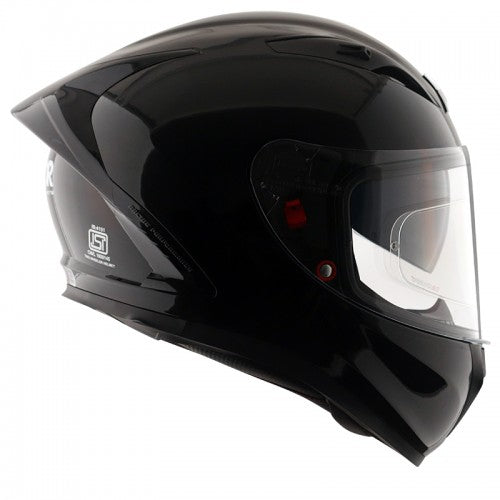 AXOR STREET Solid Gloss Black Helmet– Moto Central