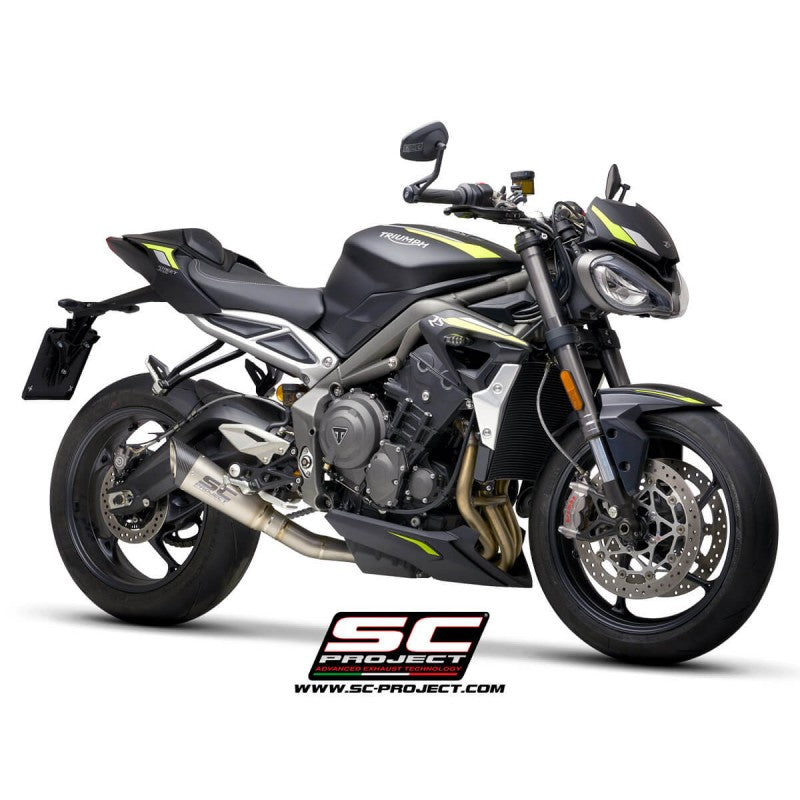 SC PROJECT S1 Exhaust For Triumph Street Triple 765 (T18-LTS41T)– Moto ...