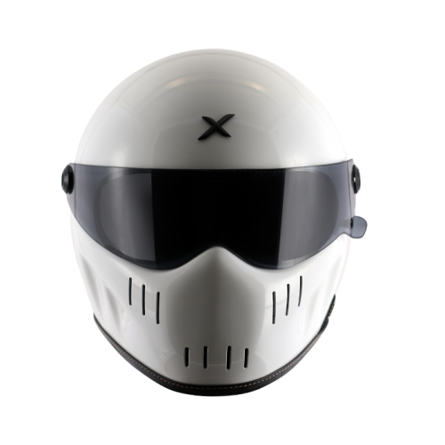 AXOR Retro Rogue White Helmet– Moto Central