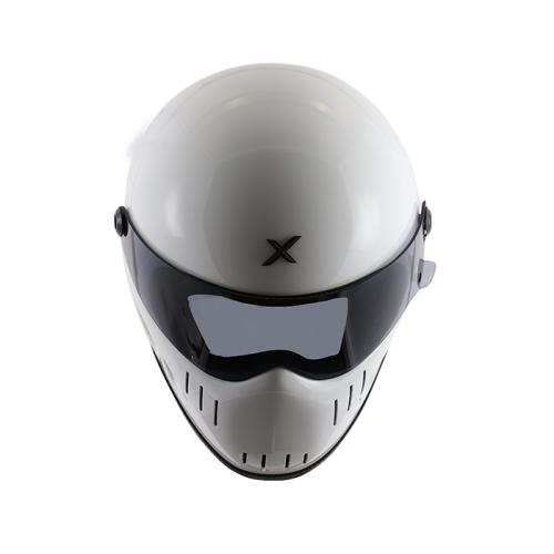 AXOR Retro Rogue White Helmet– Moto Central