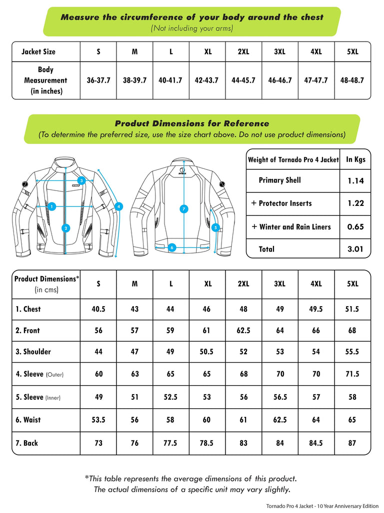 Rynox Tornado Pro 4 Riding Jacket (All Black)– Moto Central
