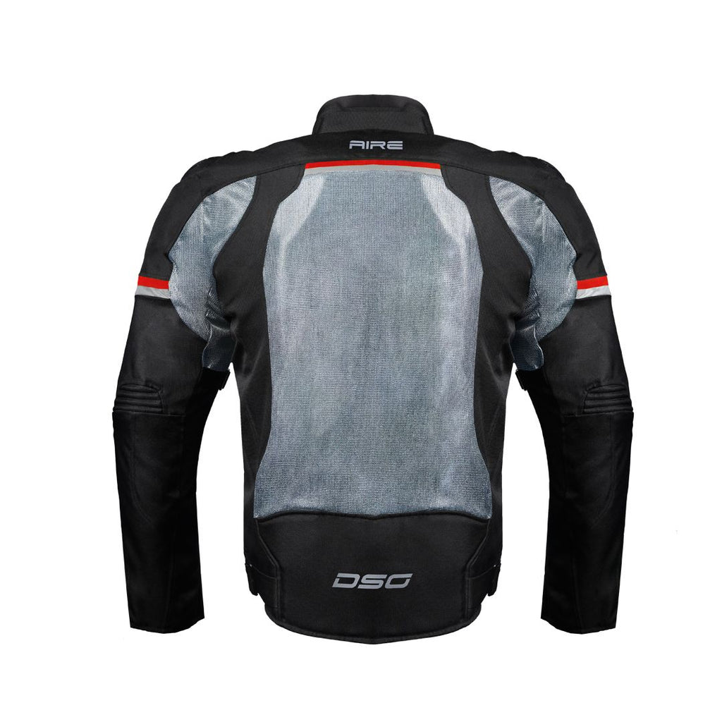 DSG Aire Mesh Jacket Black Grey Red– Moto Central