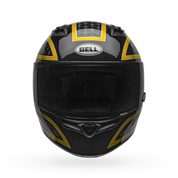 Bell Qualifier Scorch Gloss Black Gold Helmet– Moto Central