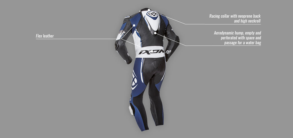 IXON VORTEX 2 SUIT (Black White)– Moto Central
