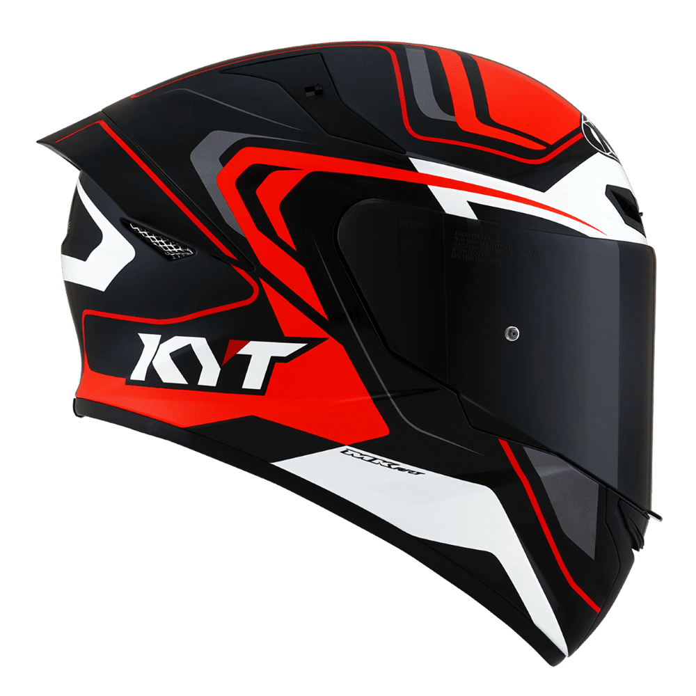 KYT TT Course Overtech Gloss Black Orange Helmet– Moto Central