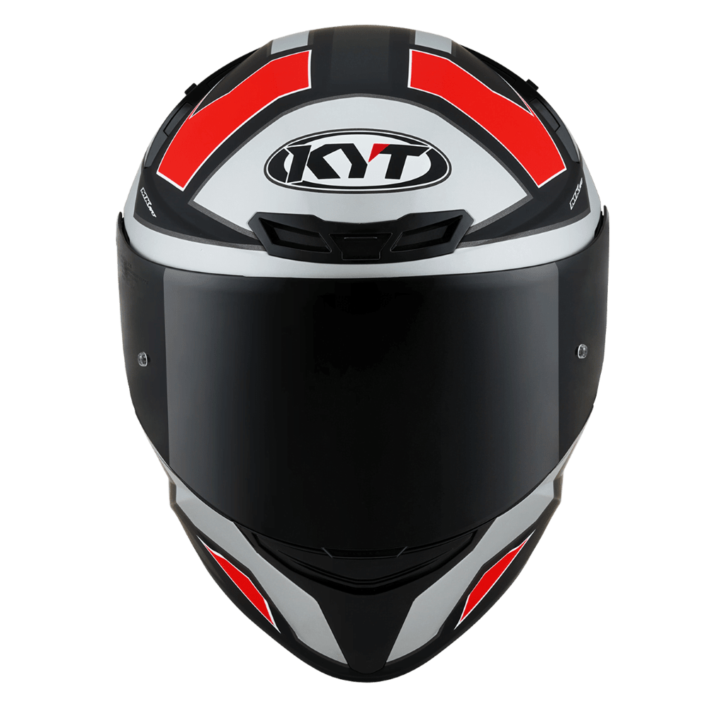 KYT TT Course Electron Matt Grey Red Helmet– Moto Central