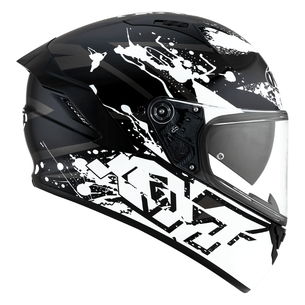 KYT NFR Neutron White Gloss Helmet– Moto Central
