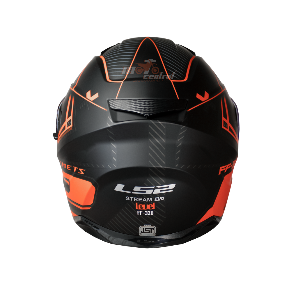 LS2 FF320 Stream Evo Level Black Red Gloss Helmet– Moto Central