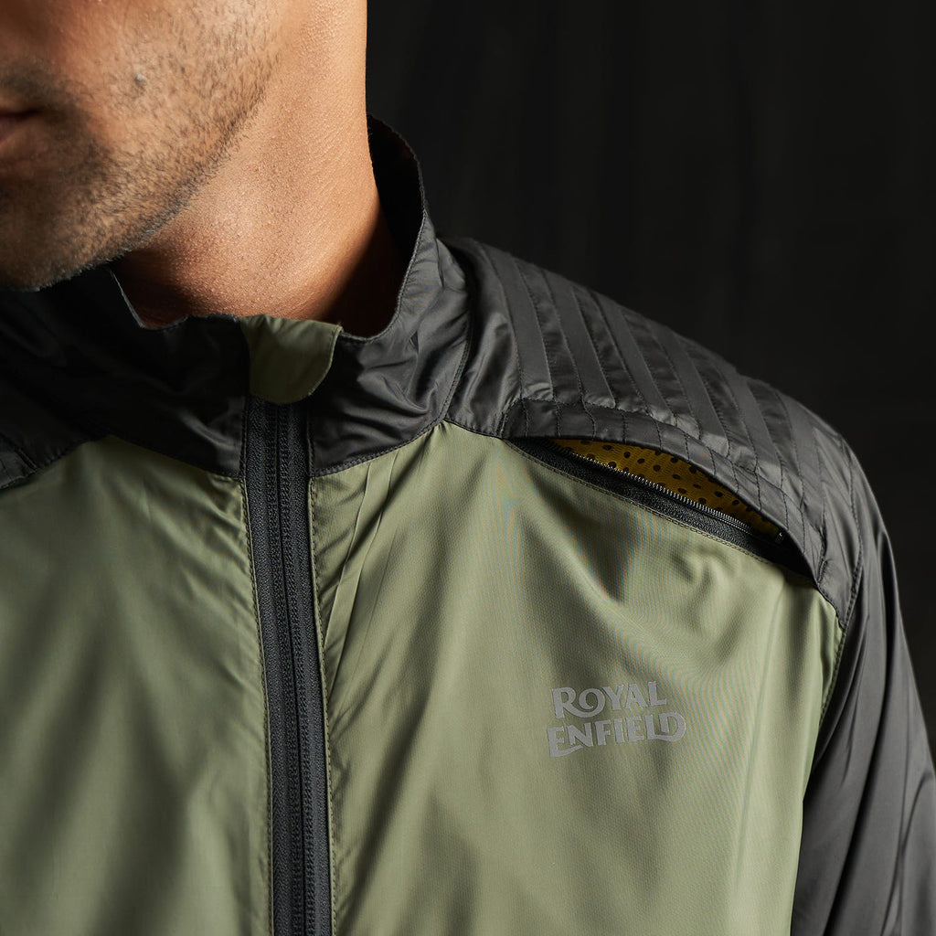 Royal Enfield Airflow Tech Windcheater (Olive Black)– Moto Central