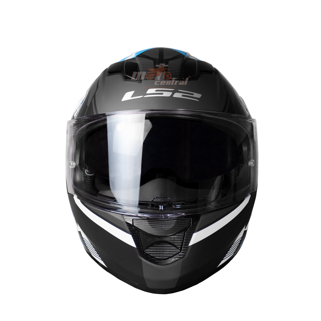 LS2 FF320 Stream Evo Reflex Black Blue Matt Helmet– Moto Central