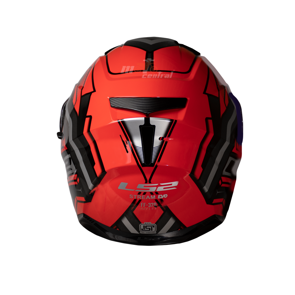 LS2 FF320 Stream Evo Reflex Black Red Gloss Helmet– Moto Central