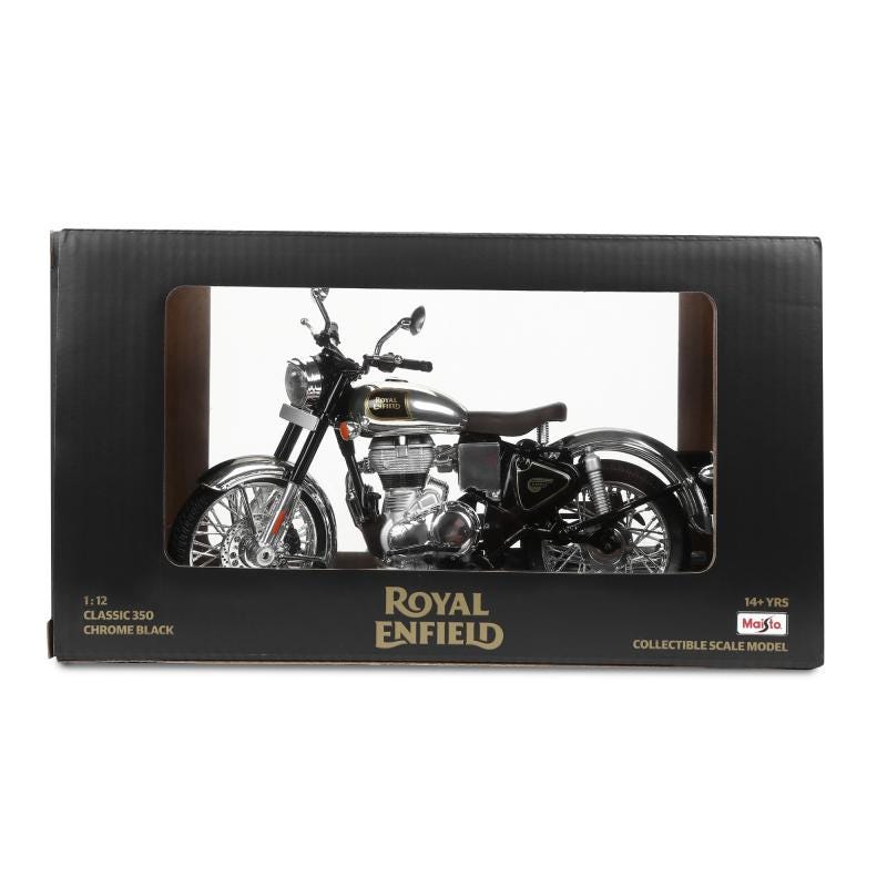 Royal Enfield Scale Model Classic 350 (Chrome Black)– Moto Central