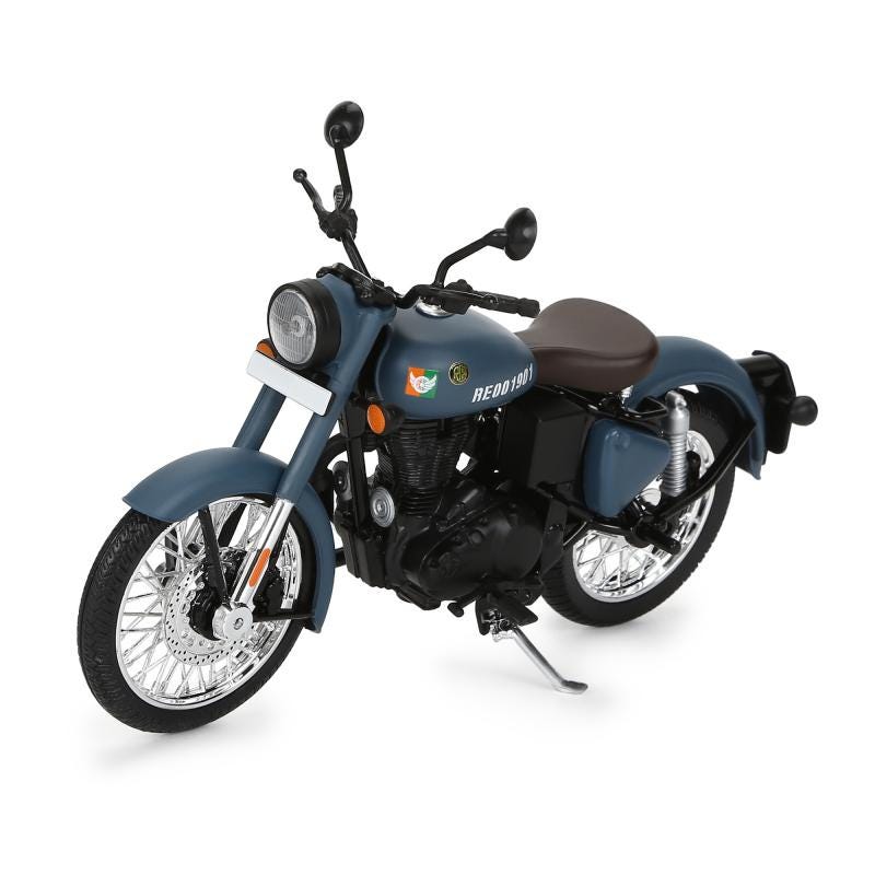 Royal Enfield Scale Model Classic 350 (Airborne Blue)– Moto Central