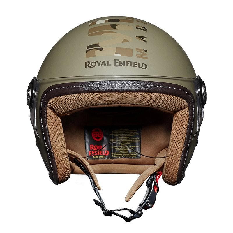 Royal Enfield Chopper MLG Camo Desert Storm Helmet– Moto Central