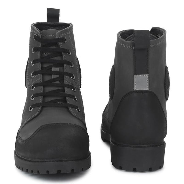 Royal Enfield Huntsman Leather Riding Boots (Grey)– Moto Central