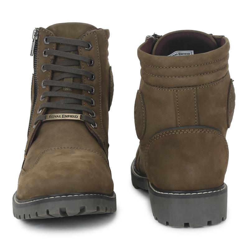 Royal Enfield Platoon Riding Boots (Olive)– Moto Central