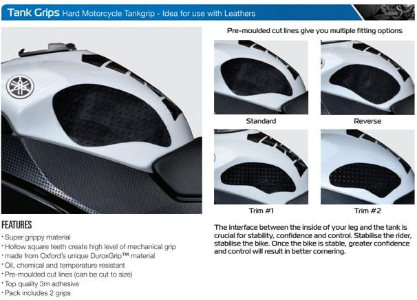 Oxford Tank Grips– Moto Central