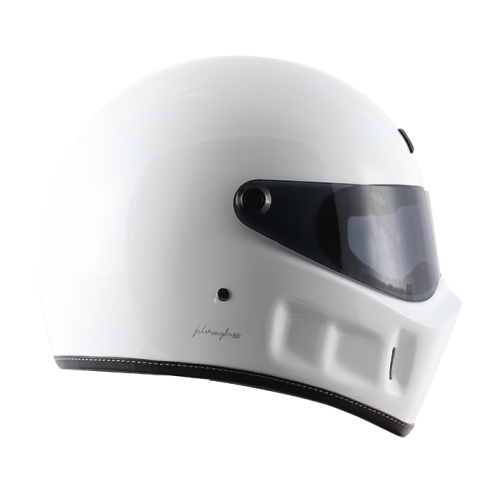 AXOR Retro Dominator White Helmet– Moto Central