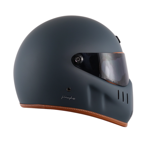 AXOR Retro Rogue Dull Slate Helmet– Moto Central
