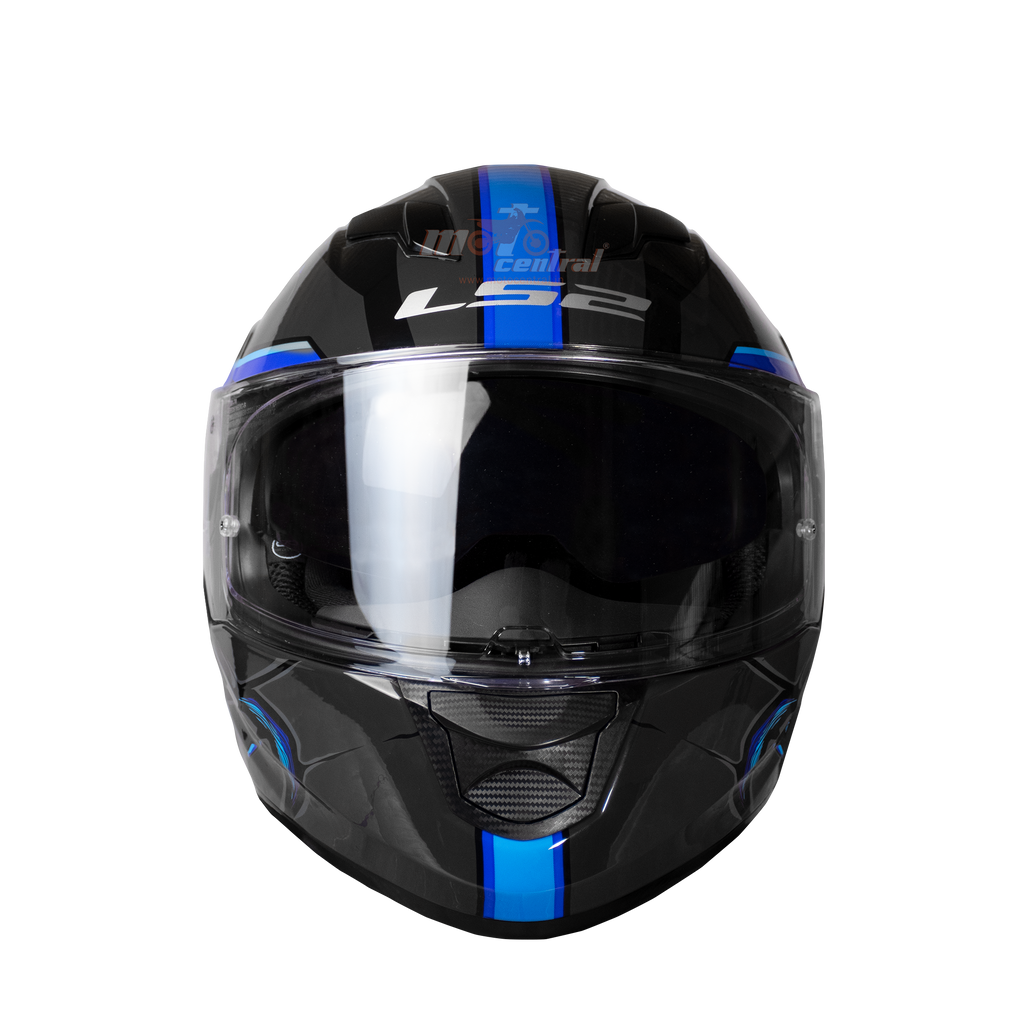 LS2 FF320 Stream Evo Zuko Black Blue Gloss Helmet– Moto Central