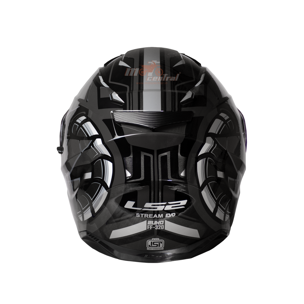 LS2 FF320 Stream Evo Zuko Black Grey Gloss Helmet– Moto Central