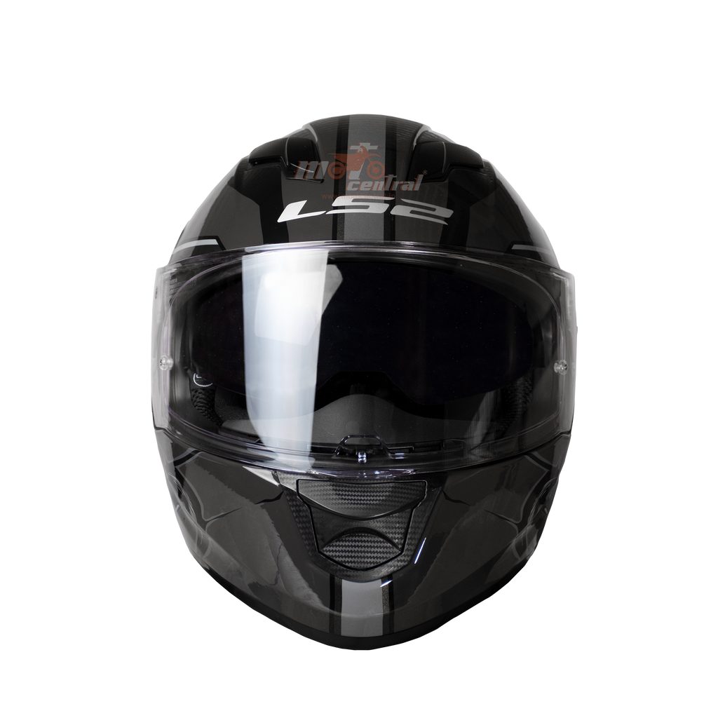 LS2 FF320 Stream Evo Zuko Black Grey Gloss Helmet– Moto Central